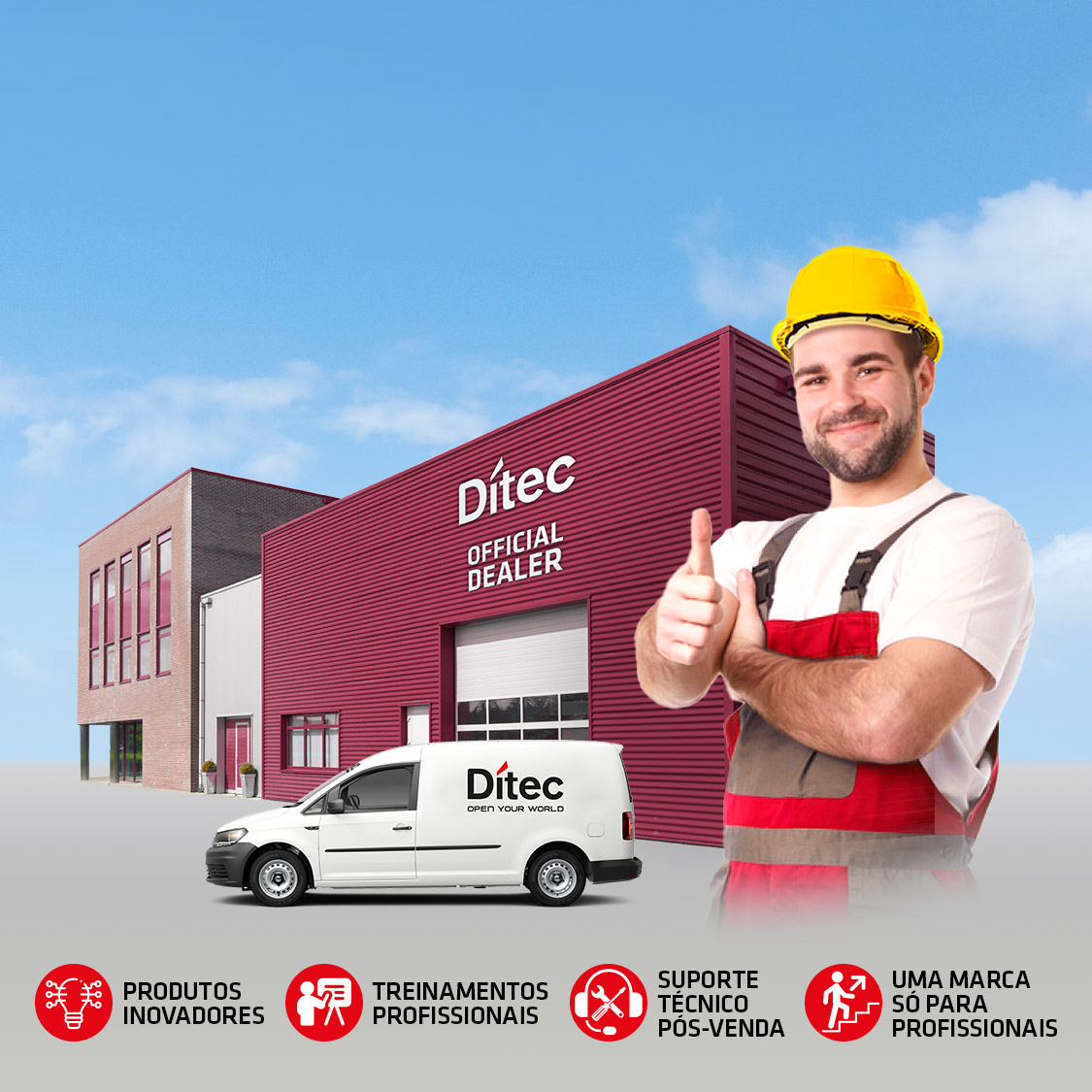 Ditec - O líder mundial em sistemas automáticos para entradas | Ditec