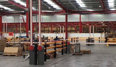 Ditec QIK barriers in a Toyota factory | Ditec