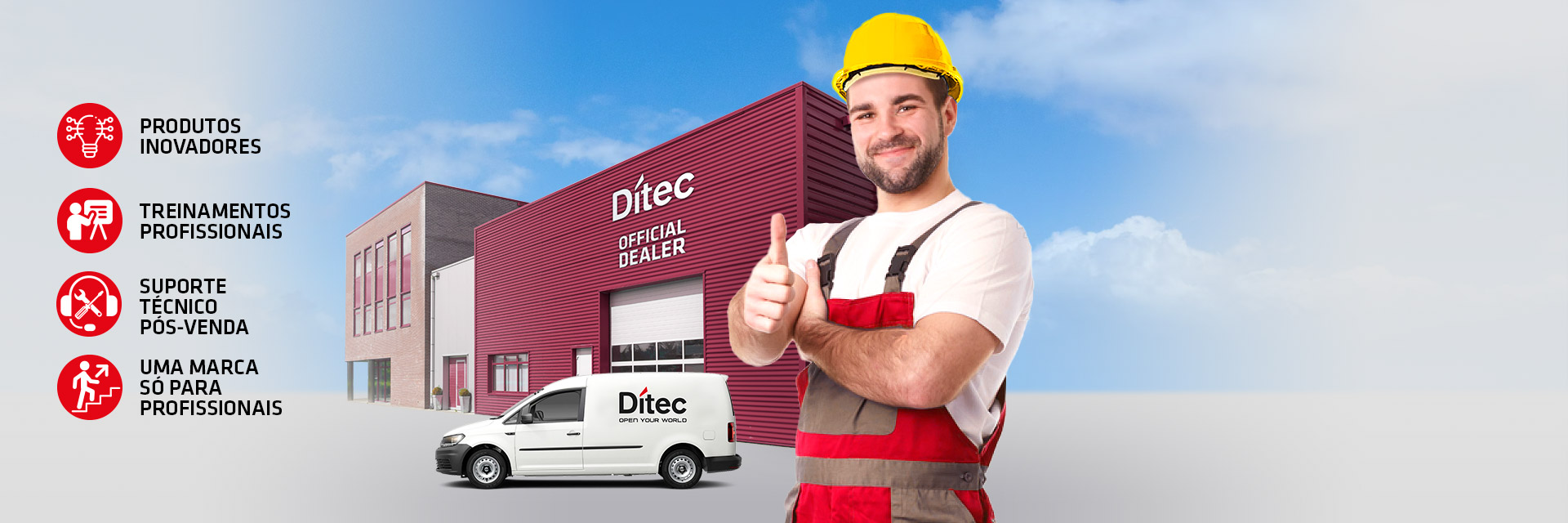 Ditec - O líder mundial em sistemas automáticos para entradas | Ditec